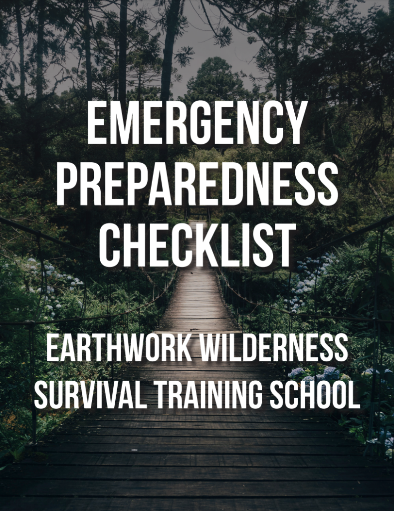 Emergency Preparedness Checklist PDF - Wilderness Survival Training School